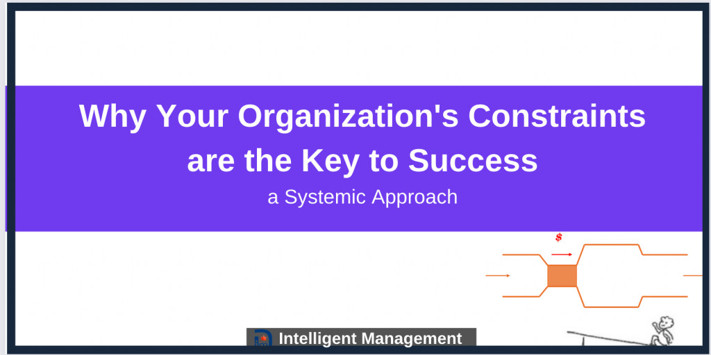 Why Your Organization's Constraints are the Key to Success – A Systemic ...